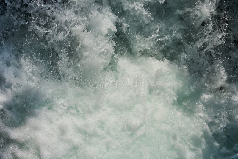 Texture of Abstract Splashes with Foam in Waterfall. Stock Photo ...