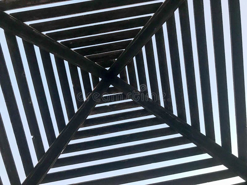 Texture Abstract Triangular Dark Brown Wooden Logs of Logs, Planks ...