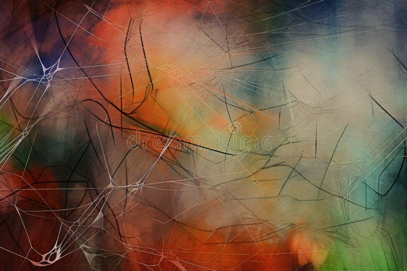 Texture Abstraction of Colored Web. Generative AI Stock Illustration ...