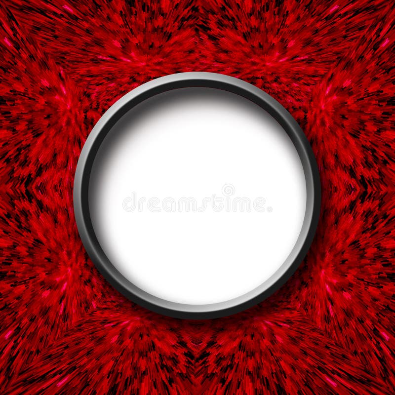 Texture Abstraite Rouge Avec Le Centre Rond Illustration Stock ...