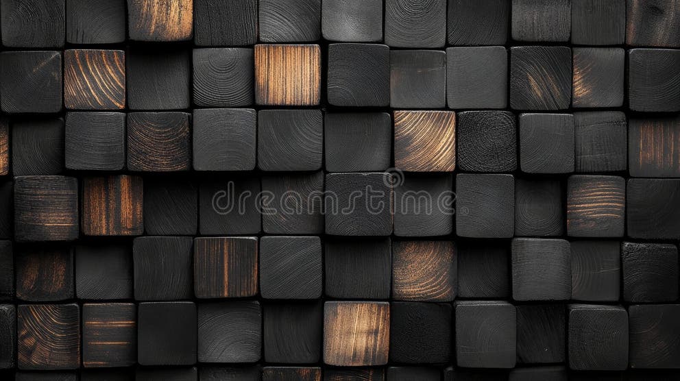 Texture for an Ad: Geometric Pattern in Dark Brown and Black Stock ...