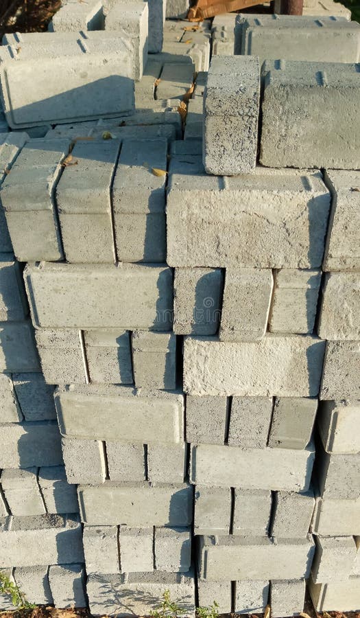 The Texture of Adobe Building Materials, Paving Blocks Stock Image ...