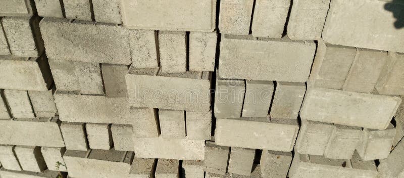 The Texture of Adobe Building Materials, Paving Blocks Stock Image ...