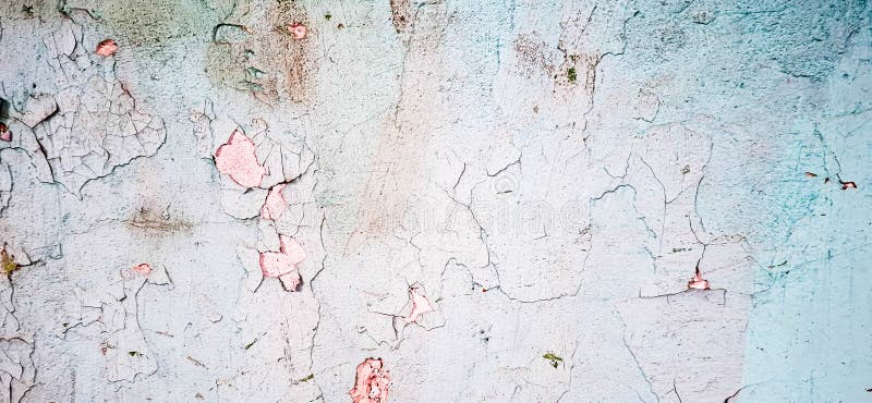 The Texture of an Aged Wall with Peeling Paint Stock Illustration ...