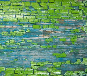 Texture Aging Crackinged Green Paint Stock Image - Image of effect ...