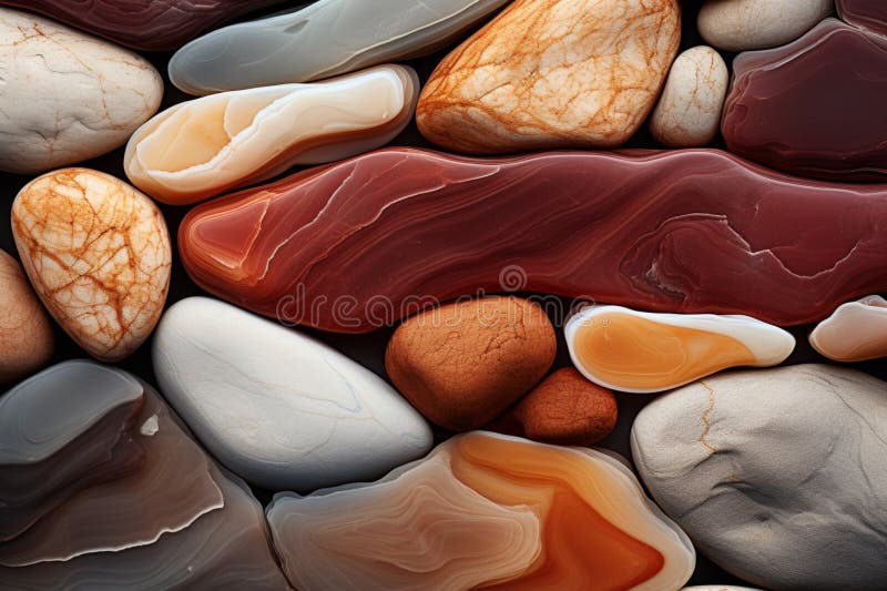 Texture Allure a Smooth Stone Surface Creates a Visually Appealing ...