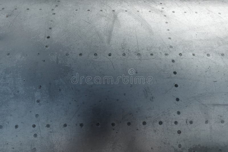 Texture, Aluminum Fuselage and Rivets on an Old Plane. Old Technologies ...