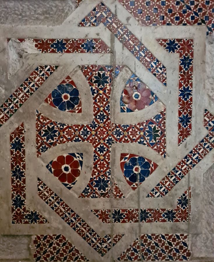 Texture of Ancient Floor Tile Stock Image - Image of textured ...