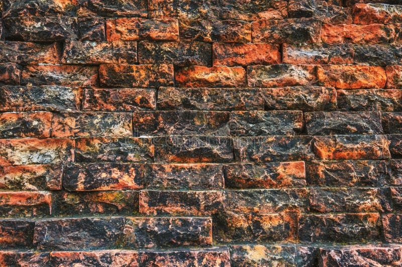 Texture of Ancient Old Historical Brick Wall Stock Photo - Image of ...