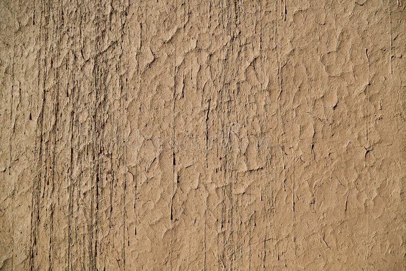 Texture of an Ancient Sand Wall in One of the Old Places . in One of ...