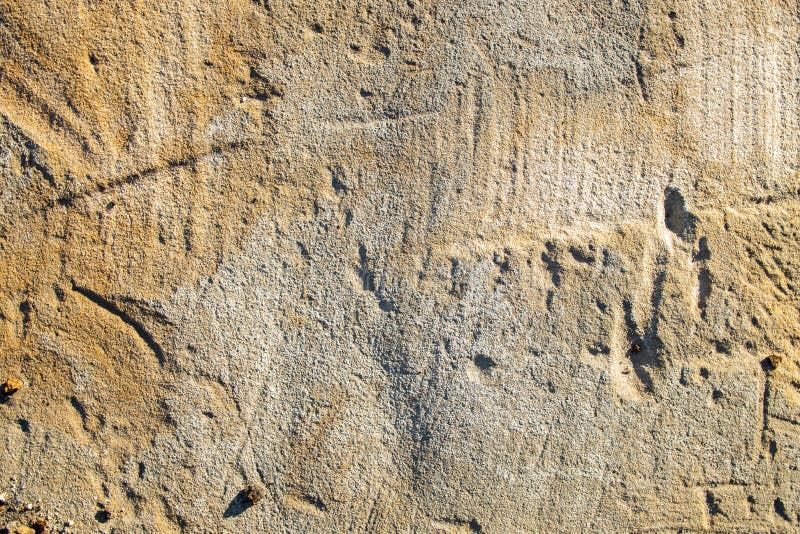 Texture of Ancient Sandstone Stone Top View Stock Photo - Image of ...