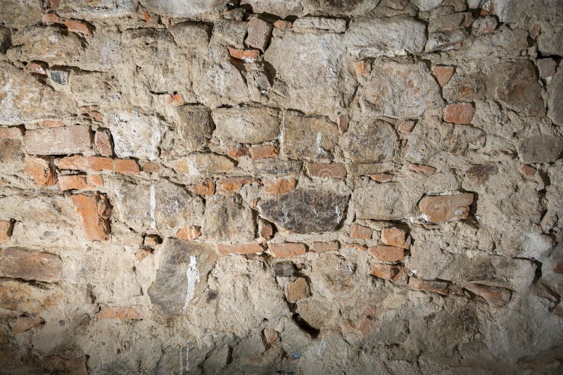 Ancient stone brick wall stock photo. Image of cement - 213956414