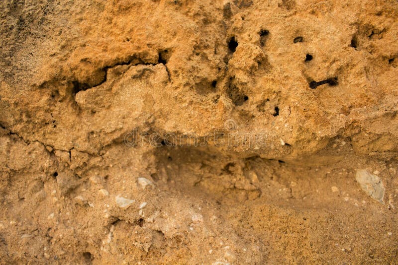 Texture of Ancient Wall with Some Internal Cracks Stock Image - Image ...