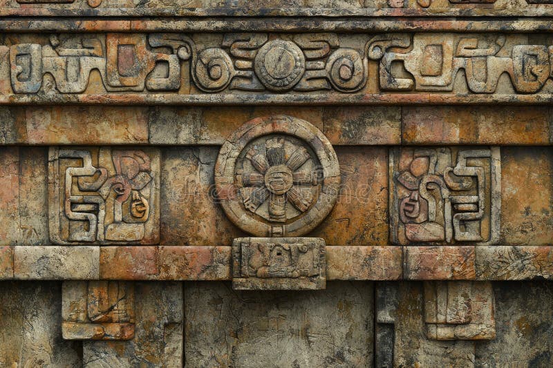 The Texture of Ancient Walls Inspired by the Aztecs, the Material of ...