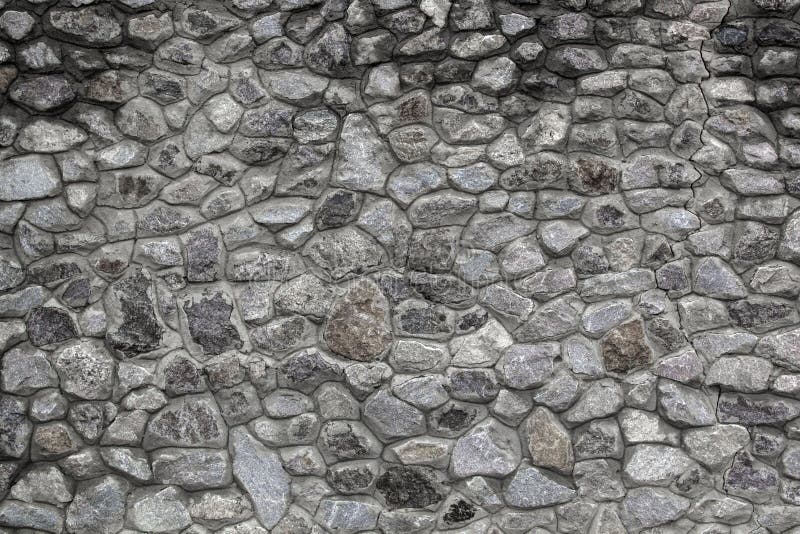 Texture of Antique Castle Stone Wall. Grey Background for Copy Space ...