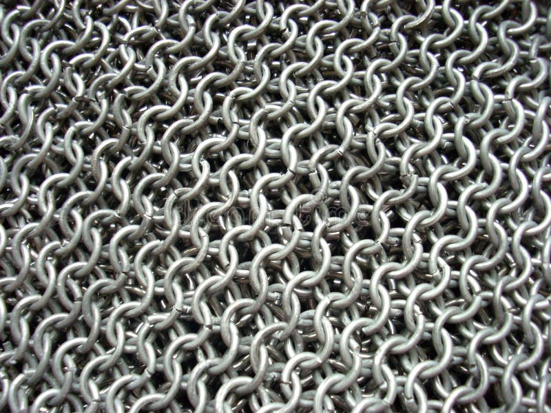 Texture of Antique Chain Mail Stock Image - Image of texture, ornament ...