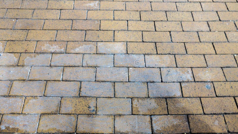 Texture. the Area is Lined with Many Small Square Gray Stones Stock ...