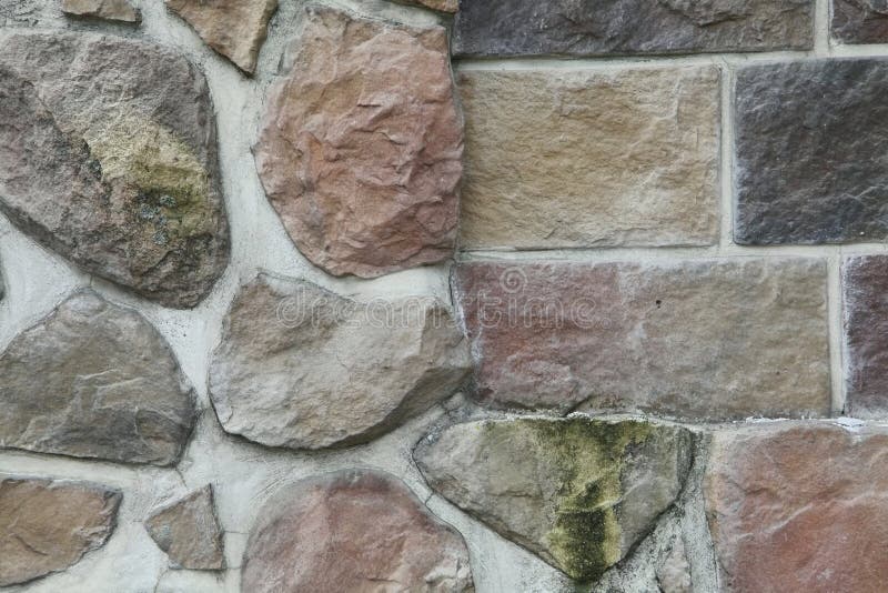 Texture - Artificial Decorative Stone FaÃ§ade. Decorative Grey Color ...