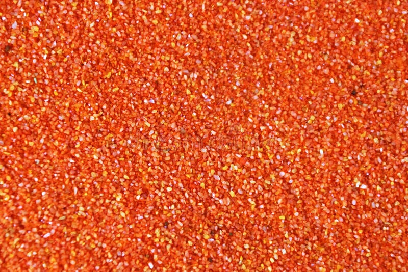 Texture of Artificial Orange Sand for Sand Therapy Stock Photo - Image ...