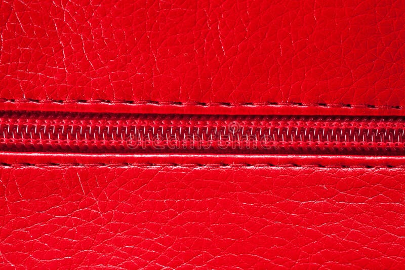The Texture of the Artificial Patent Leather is Red with an Embedded ...