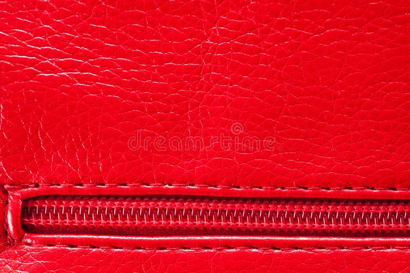 The Texture of the Artificial Patent Leather is Red with an Embedded ...