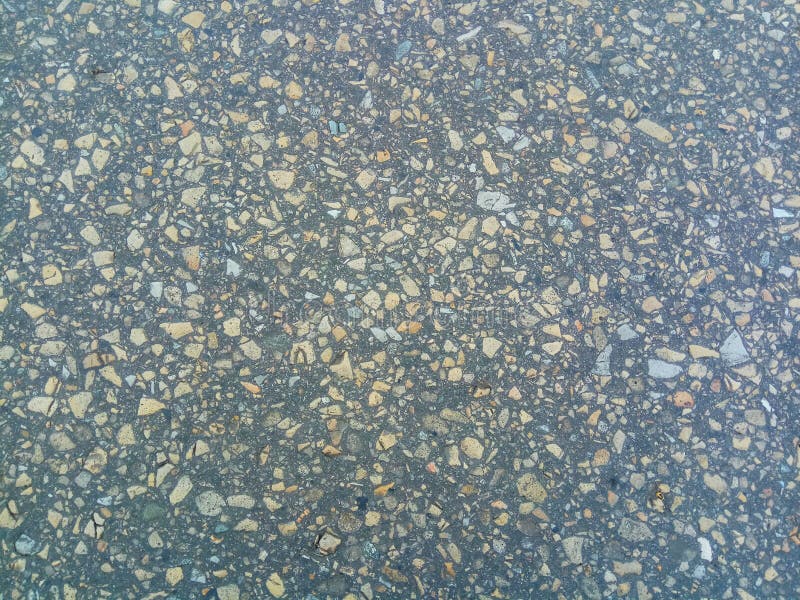 Texture. Asphalt Interspersed with Large Rubble Stock Photo - Image of ...