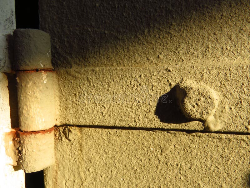 Texture and Backgound Image of Heavily Painted Hinge. Stock Photo ...