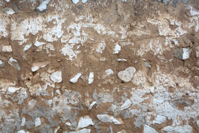 The Texture Background of the Adobe Wall Stock Image - Image of ...