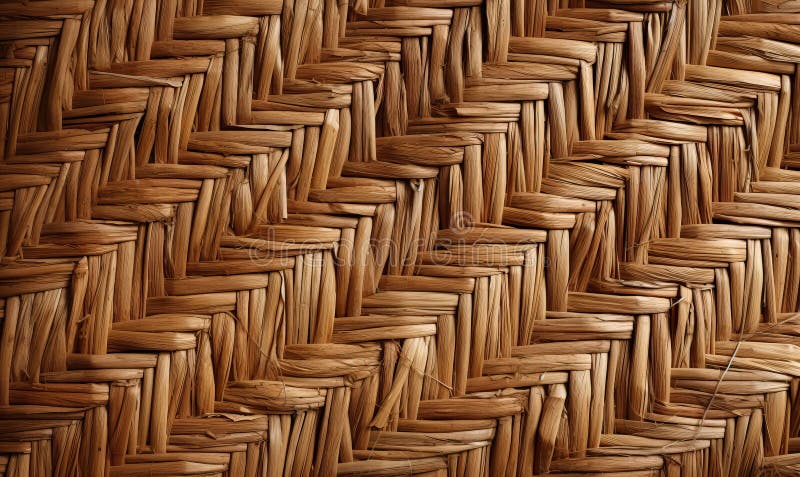 Texture Background, Close-up of a Variant of Rattan Weaving. Stock ...