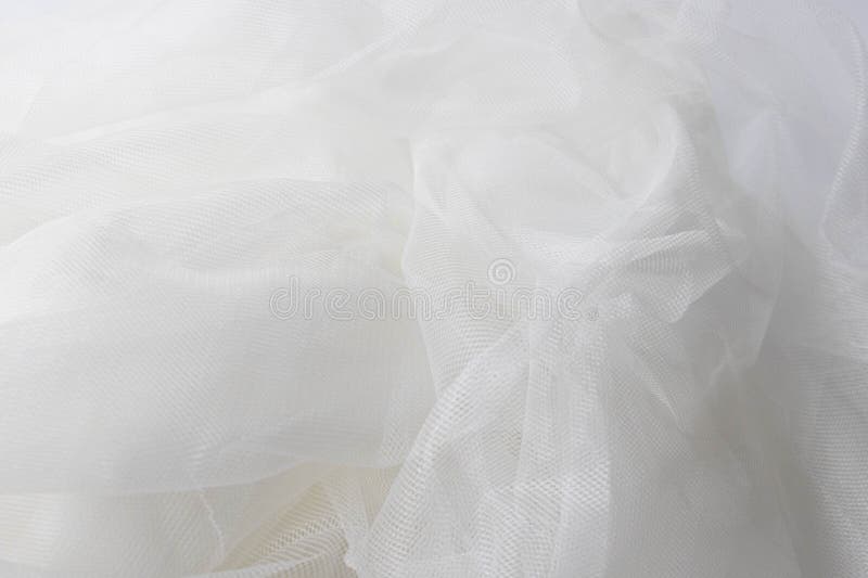 Texture and Background Concept, Close Up White Tulle , Net, Fabric ...
