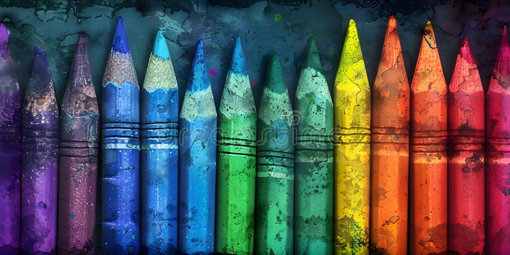 Texture Background with Crayon Marks, Background with Crayon Texture ...