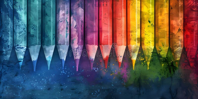 Texture Background with Crayon Marks, Background with Crayon Texture ...