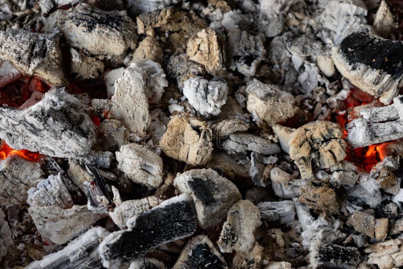 Texture Background from Embers from a Fire. Stock Image - Image of ...