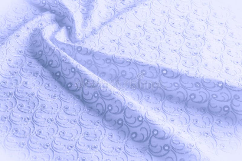 Texture Background of Fabric. Cloth with Perforated Circles. the Stock ...