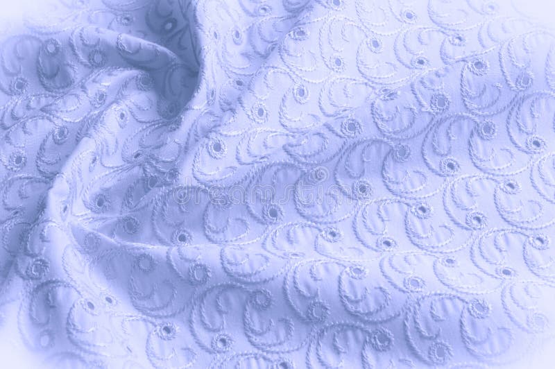 Texture Background of Fabric. Cloth with Perforated Circles. the Stock ...