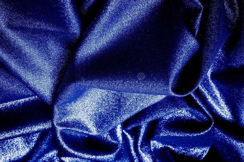 Texture, Background, the Fabric Has a Bright Blue, Aqua, Azure Color ...