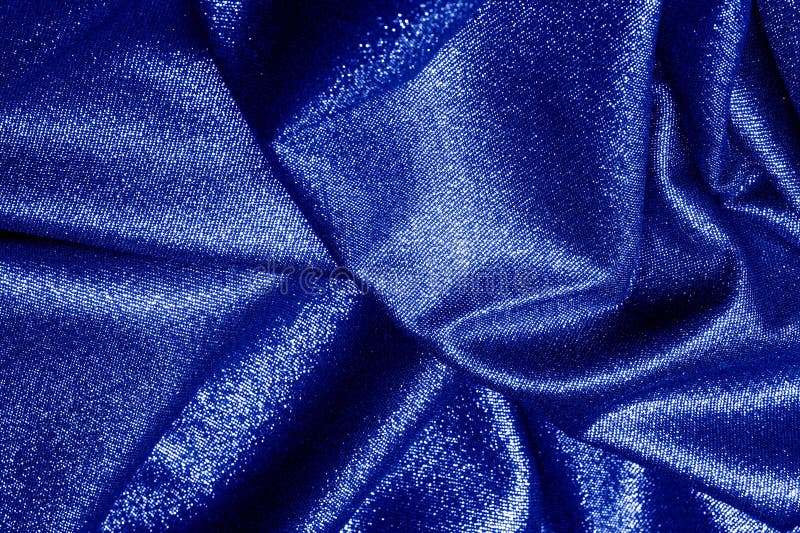 Texture, Background, the Fabric Has a Bright Blue, Aqua, Azure Color ...