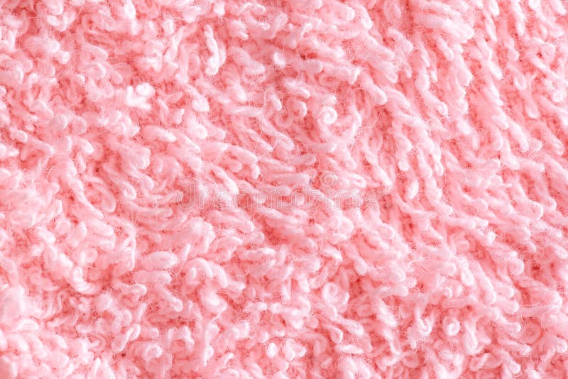 Texture Background Fabric with Pile. Pink Soft Cloth, Macro Stock Image ...