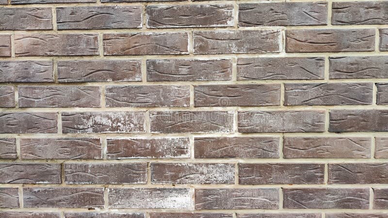 Texture, Background and Frame Made of Abstract Brown Brick. Brickwork ...