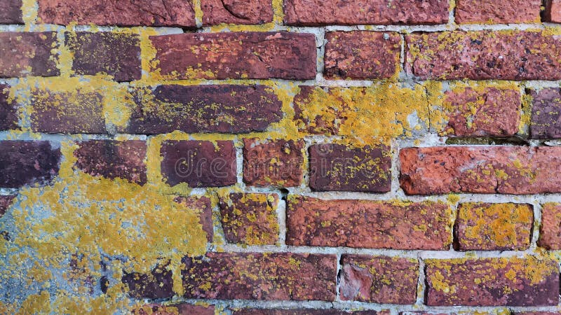 Texture, Background and Frame Made of Abstract Red Brick. Brickwork ...