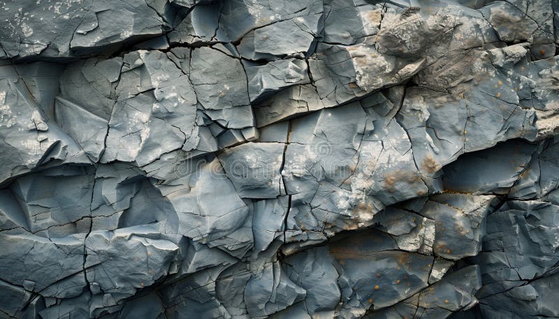 Texture, Background Layers and Cracks in Sedimentary Rock on Cliff Face ...
