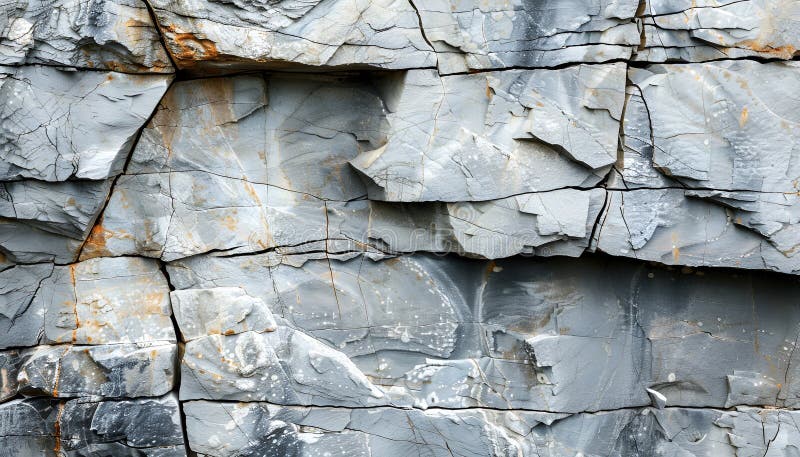 Texture, Background Layers and Cracks in Sedimentary Rock on Cliff Face ...