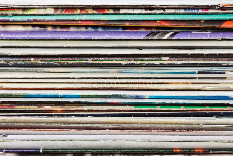 Aged magazines background stock photo. Image of best - 78528644