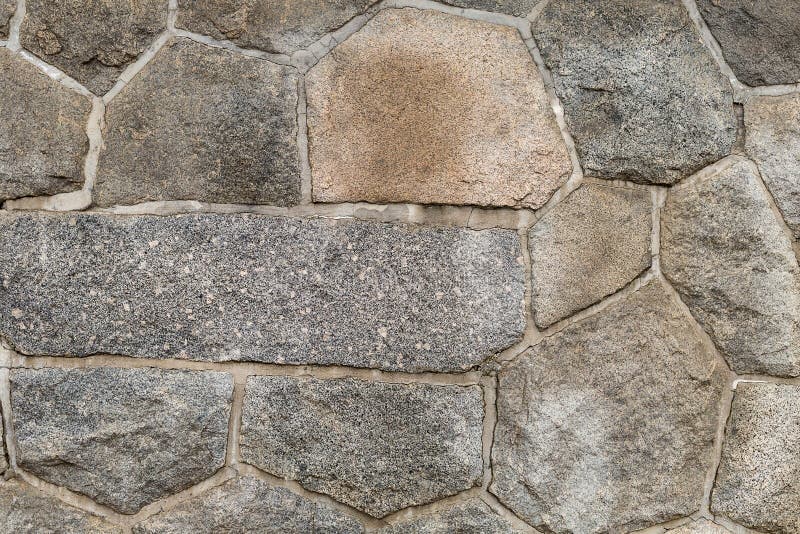 Texture Background Masonry Rough Stone Different Shapes Rectangle Stock ...