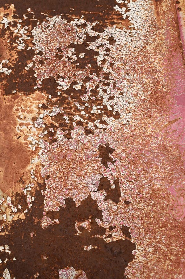 Texture or Background of the Metal Wall is Painted Red with Rust. and ...