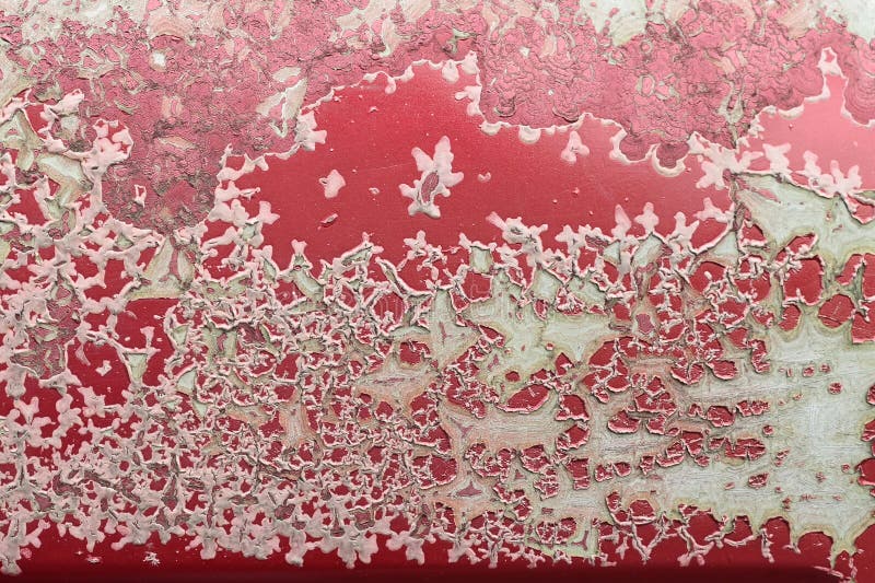 Texture or Background of the Metal Wall is Painted Red with Rust. and ...