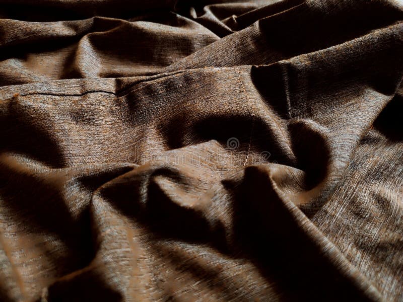 Texture and Background of Natural Wood Grain Lines on a Fabric Stock ...
