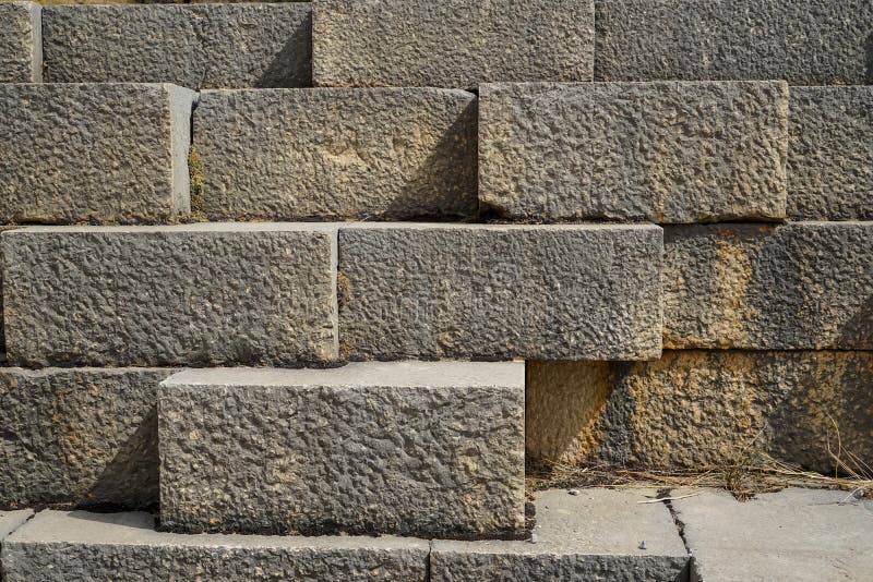 Texture Background of Old Natural Clean Cut Rectangle Stone Brick Wall ...