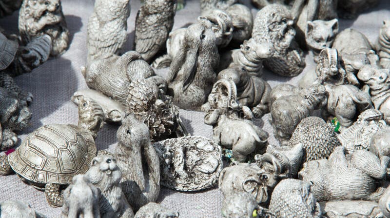 Texture, Background, Pattern. Clay Toys, Small Animals Cobbled T Stock ...