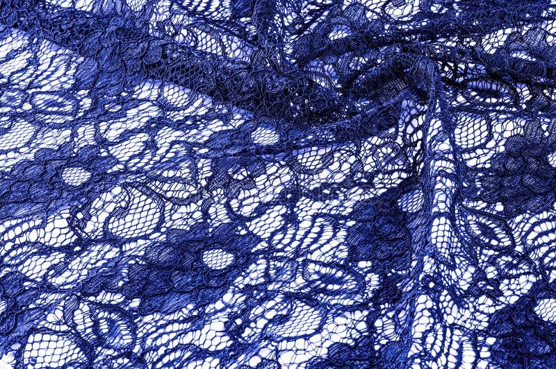 Texture, Background, Pattern. Cloth of Blue Lace Stock Photo - Image of ...